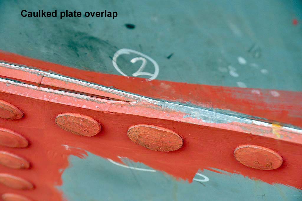 Caulked-plate-overlap